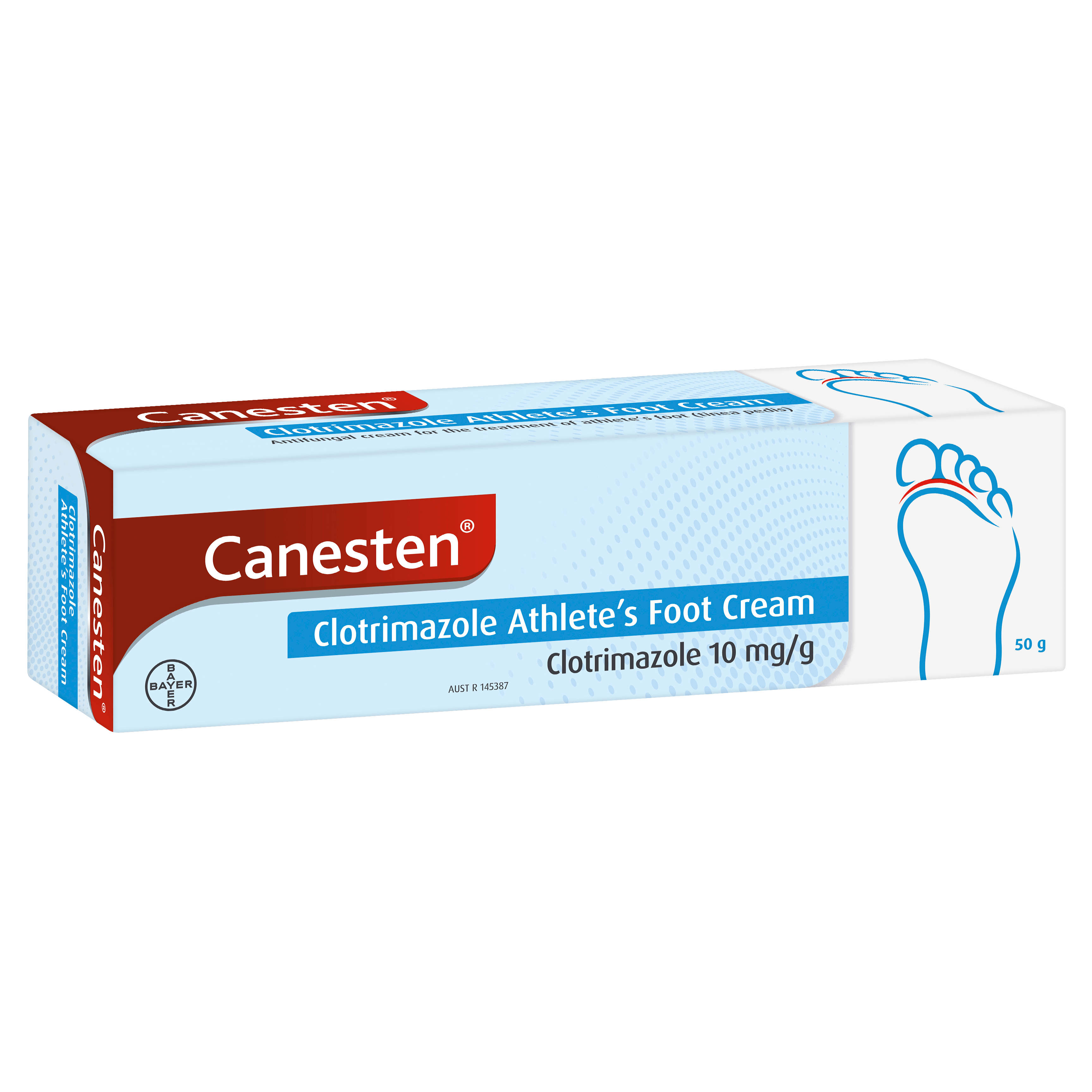 Canesten® Clotrimazole Athlete's Foot Cream | Canesten products